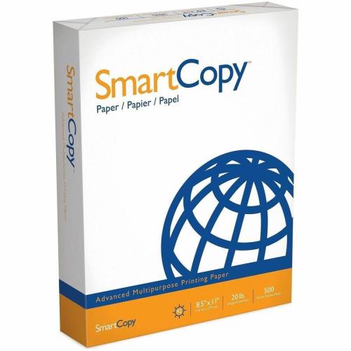 Smart Copy Multipurpose Copy Paper, 8.5x11, 92 Bright, 20 lbs, 10 Reams ...