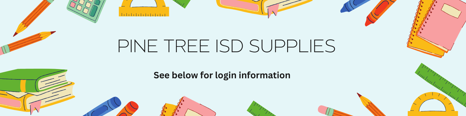 Pine Tree ISD School Supplies Page - Oak Cliff