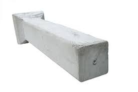 5' TAPERED CONCRETE POST W/BASE