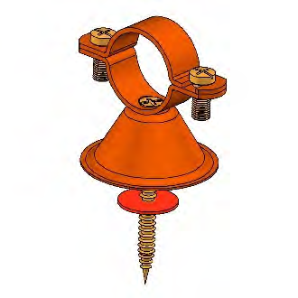 3/4 Bell Hanger Copper Epoxy