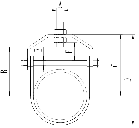 4" Clevis Hanger Copper (25)