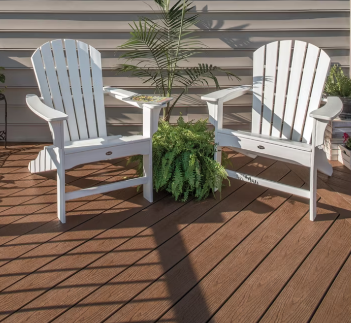 TREX Basic Saddle 12' Grooved - Durable Deck Component