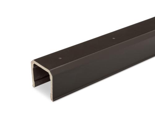 6' Matte Espresso Universal Bottom Rail/Drink Rail Timbertech