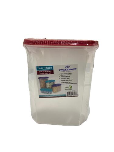 Easy Oval Container 2400Ml