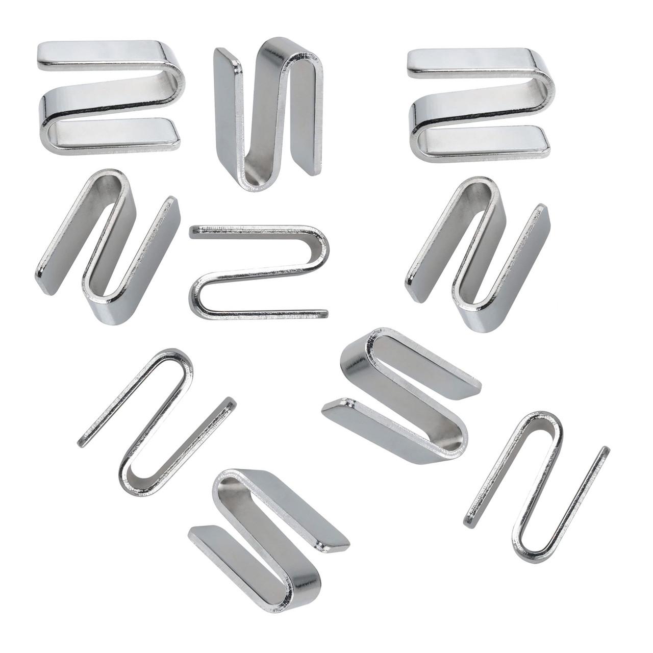 Shelving - Accessories: N-Shaped Chrome Connectors for Wire Shelving ...