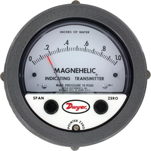 605 Series Magnehelic Differential Pressure Gauge & Indicating ...