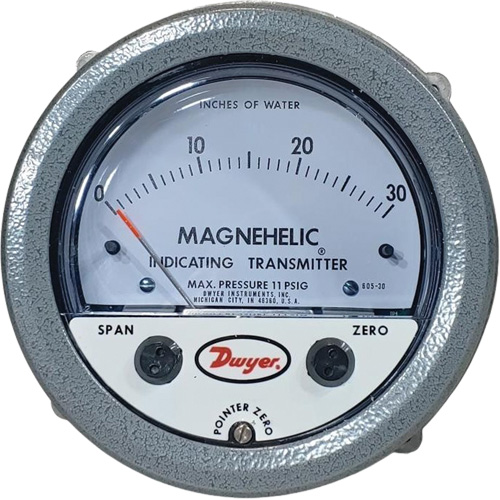 605 Series Magnehelic Differential Pressure Gauge & Indicating ...