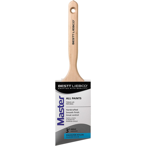 Angle Sash Brush, Poly/Nylon, Wood Handle, 3" Width - Brant Basics