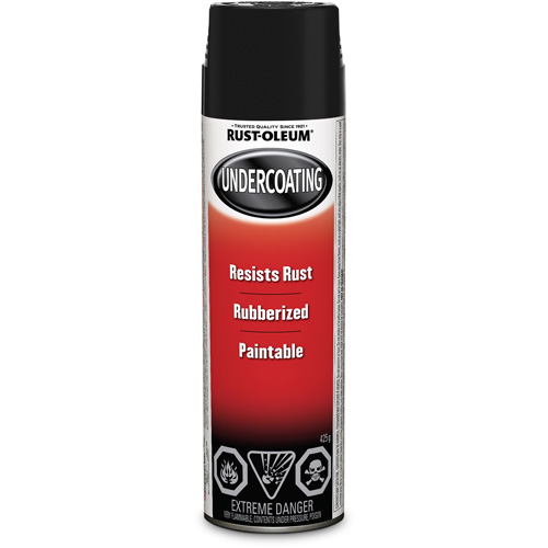 Automotive Rubberized Undercoating, Black, Very Flat, Aerosol Can ...