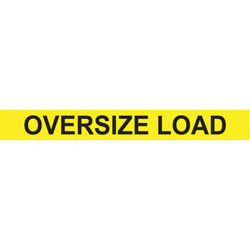 Oversize Load Heavy Haul Sign, Aluminum, 96" W x 12" H - Brant Basics