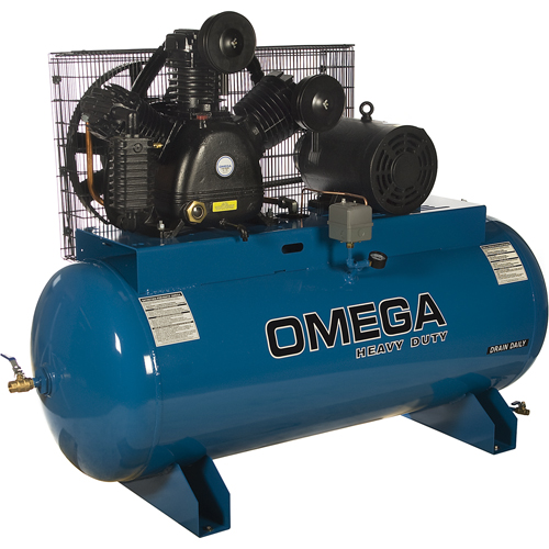 Industrial Series Air Compressors - Horizontal Compressors - Two Stage ...
