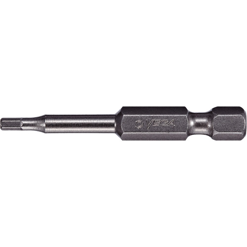 Power Bit, Hex, 3 mm Tip, 1/4" Drive Size, 3-1/2" Length - Brant Basics