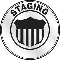Emergency Response Reflective Helmet Sticker: Staging | Olsen Safety