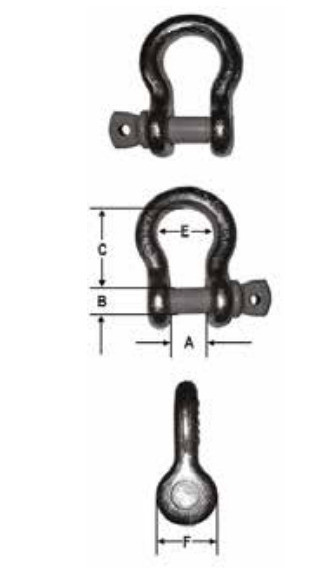 Screw Pin Anchor Shackles