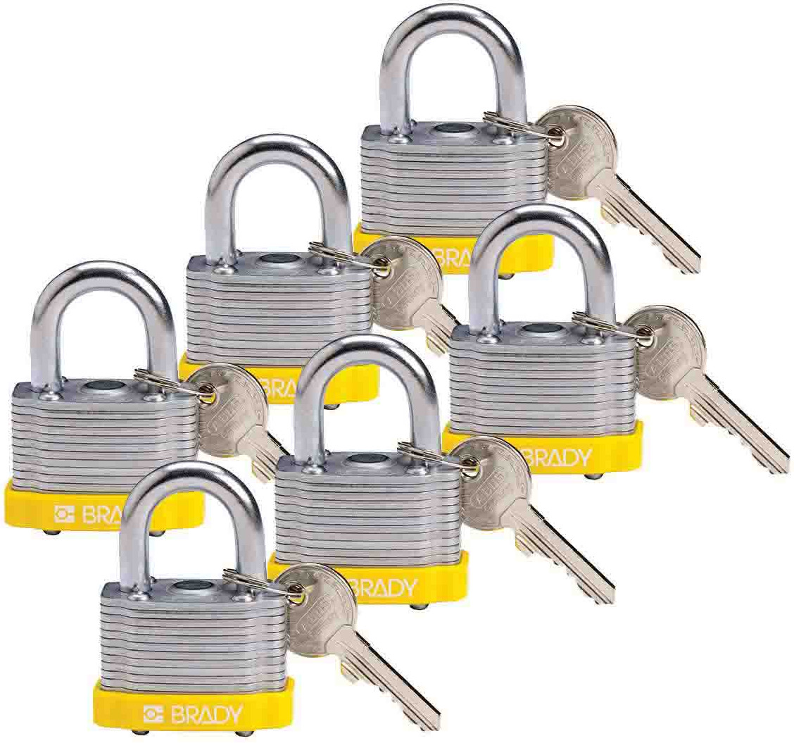 Key-Retaining Laminated Steel Padlocks